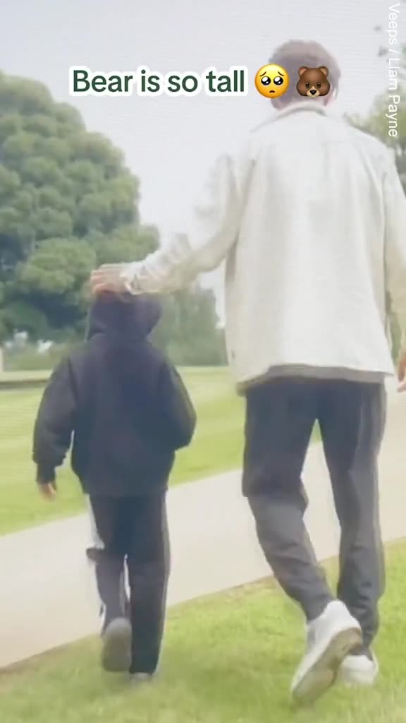 Liam Payne shares cute video walking alongside son, Bear