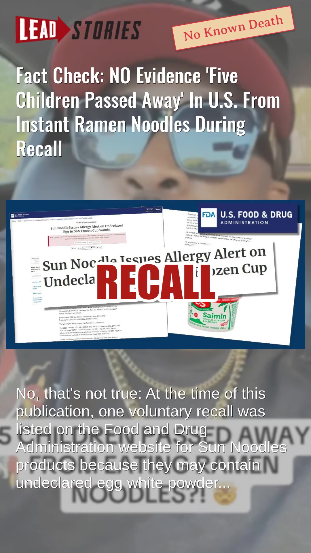 Fact Check: NO Evidence 'Five Children Passed Away' In U.S. From ...