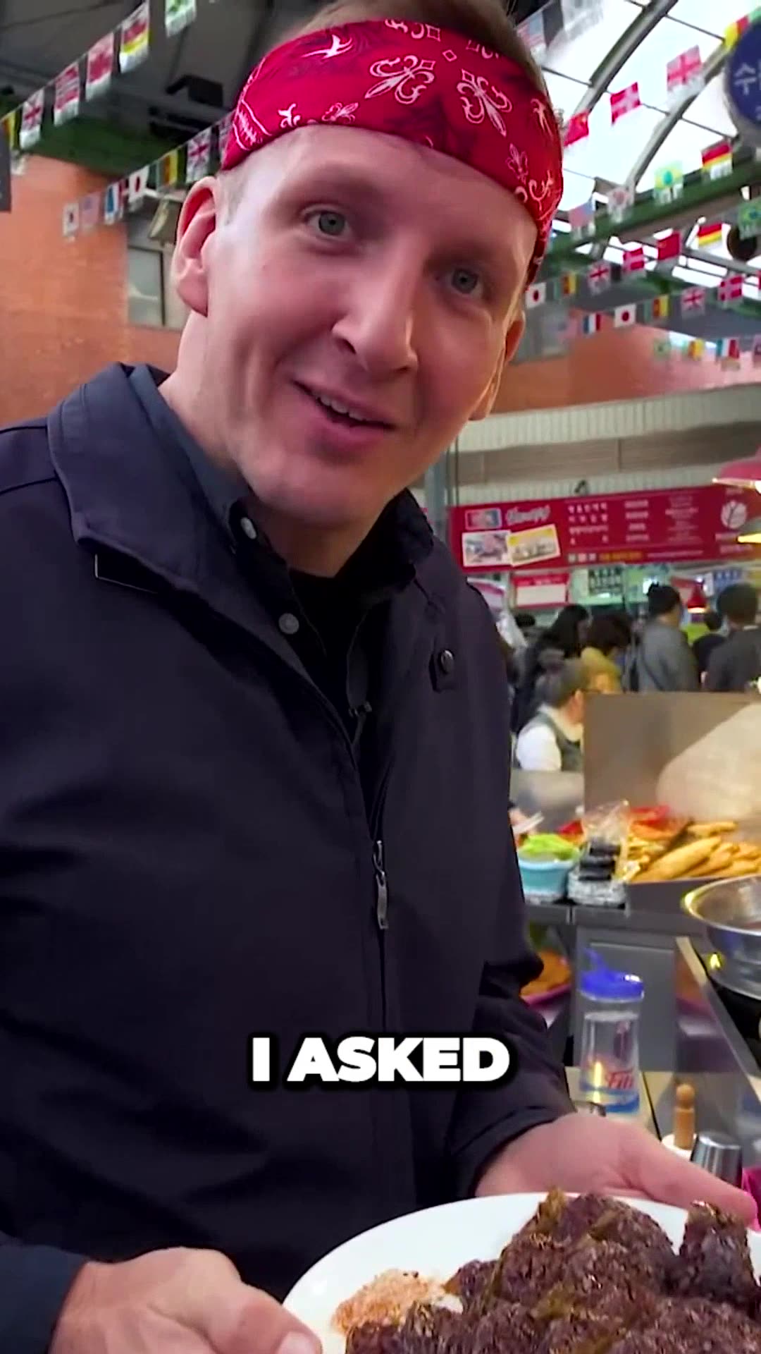 Korean Conquering Fear Facing the Notorious Nose at a Street Food Stall