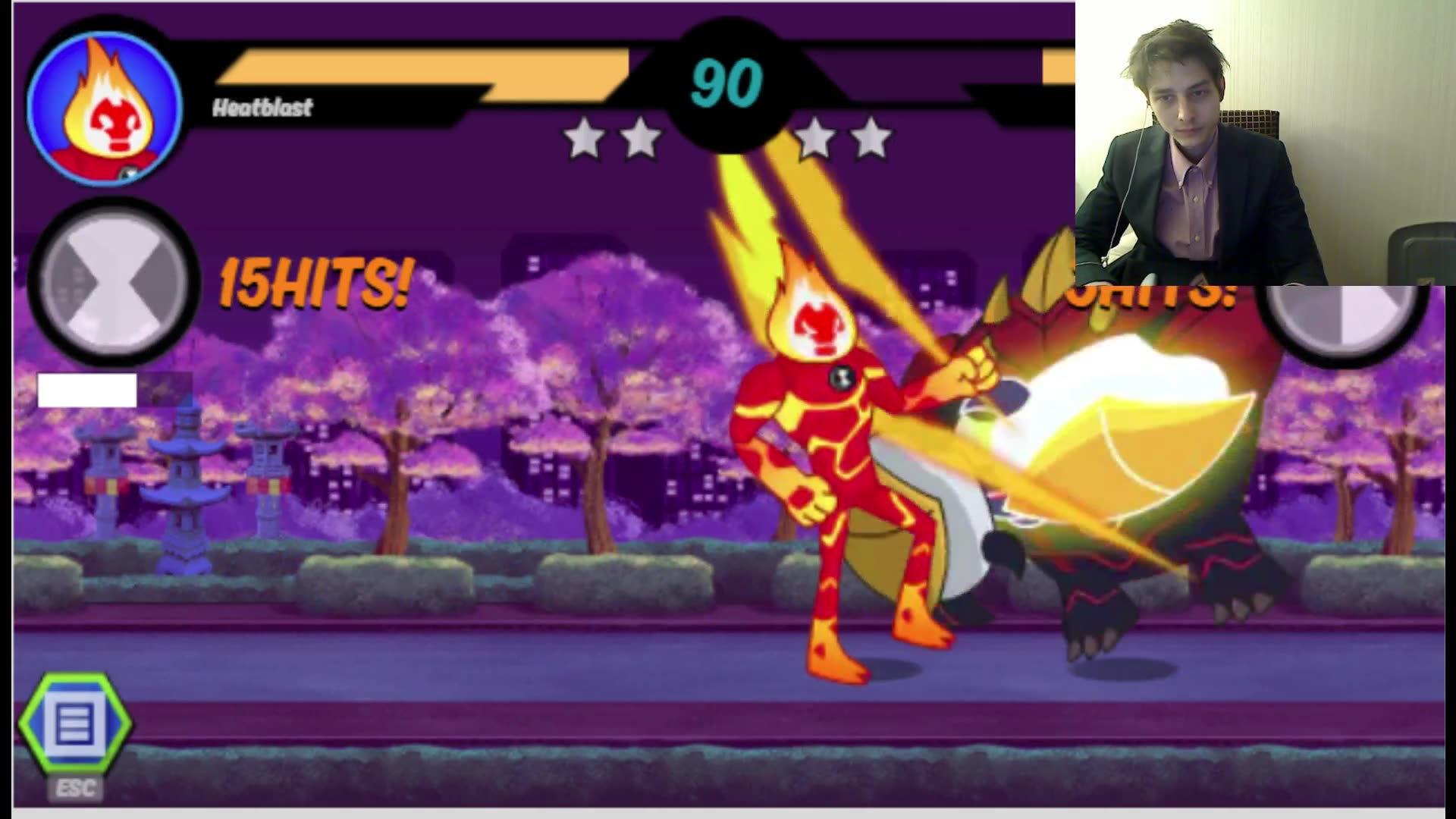 Wreckingbolt VS Heatblast In A Ben 10 Alien Rivals Battle With Live ...