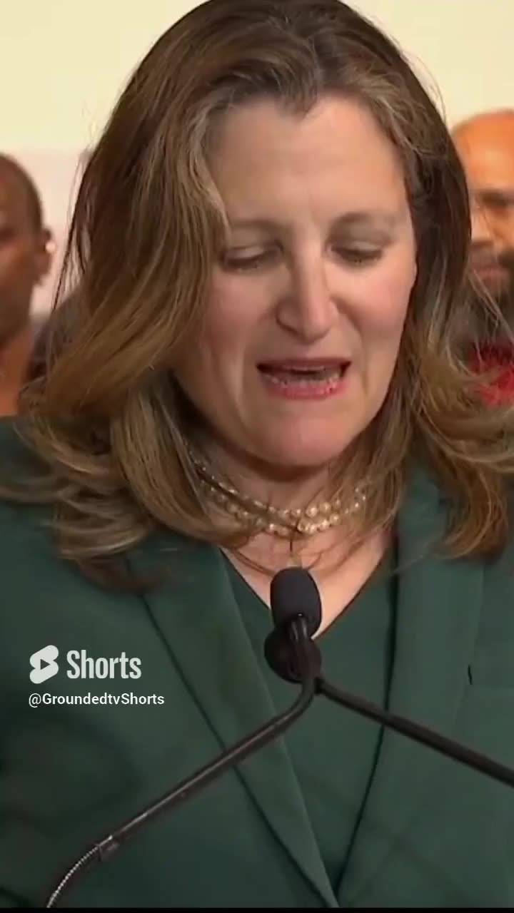 Chrystia Freeland's Awkward Clap