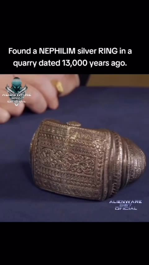 Found A NEPHILIM Silver Ring In A Quarry Dated 13,000 Yrs Ago