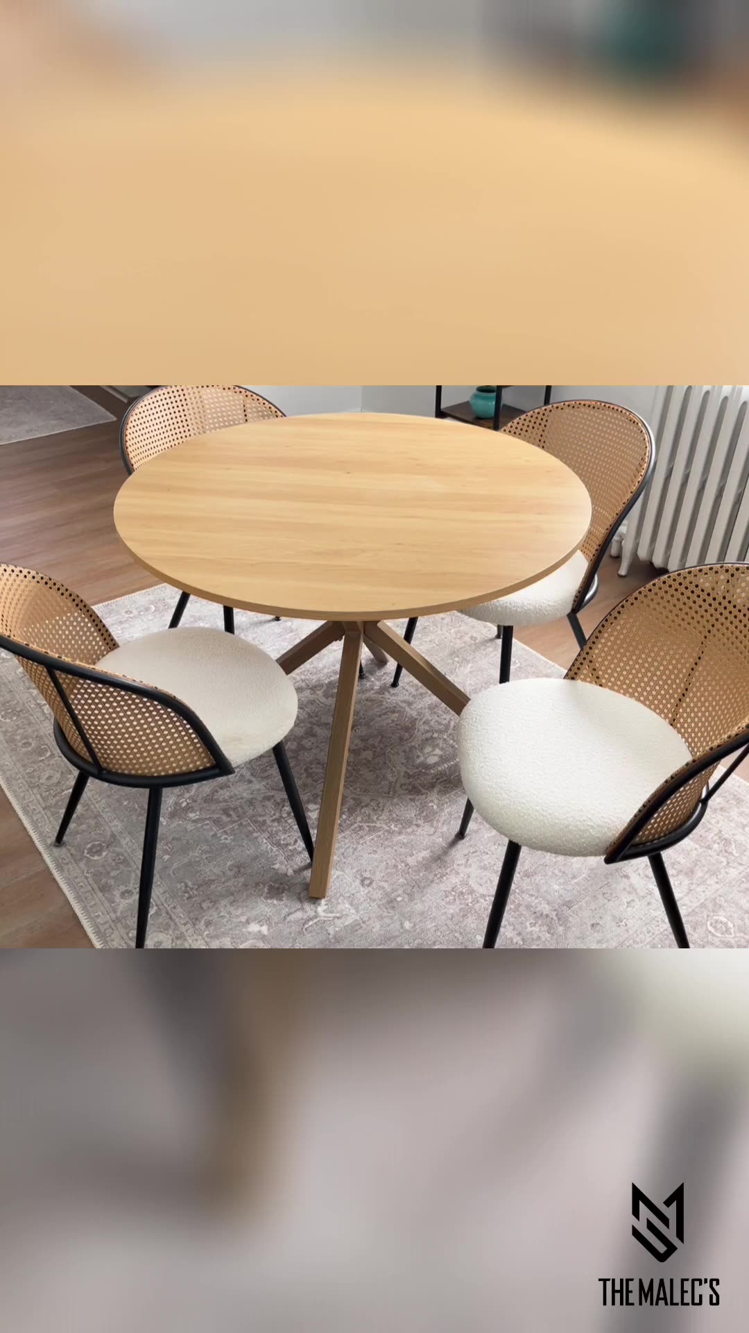 Unveiling the Product Stunning Close Up Details! Bekrvio Rattan Dining ...