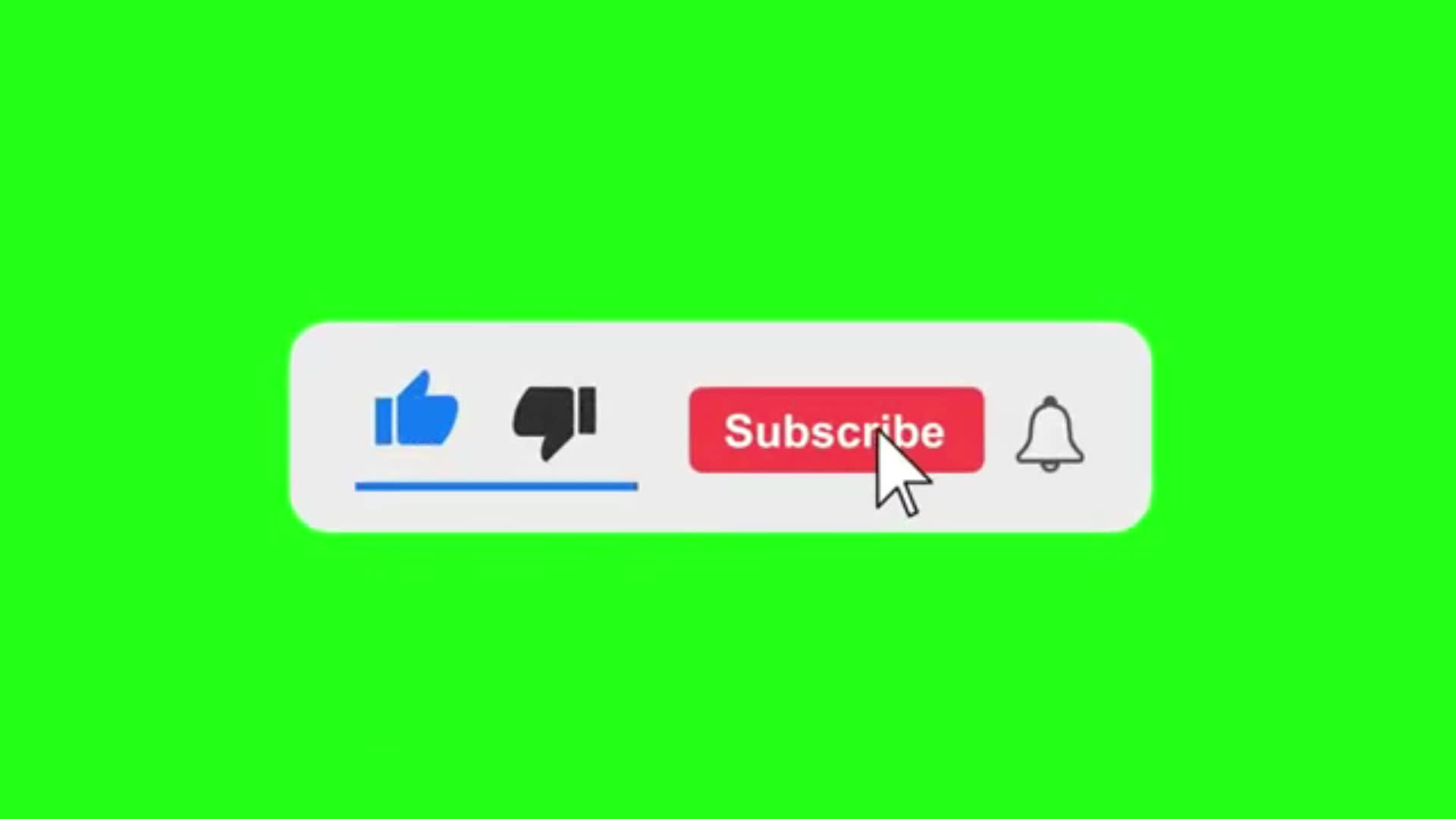 green screen subscribe button