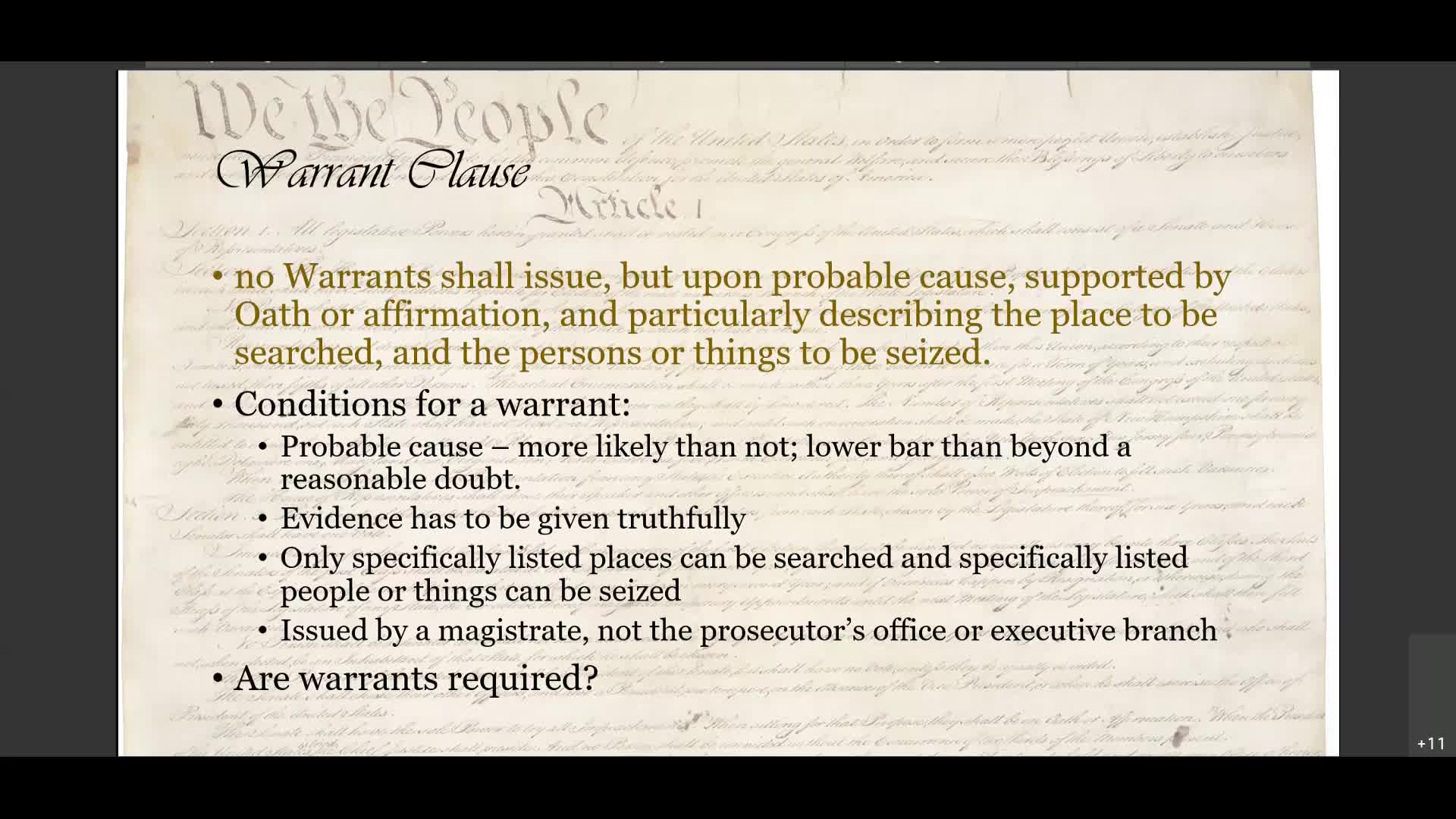 The Us Constitution 4th Amendment Explained