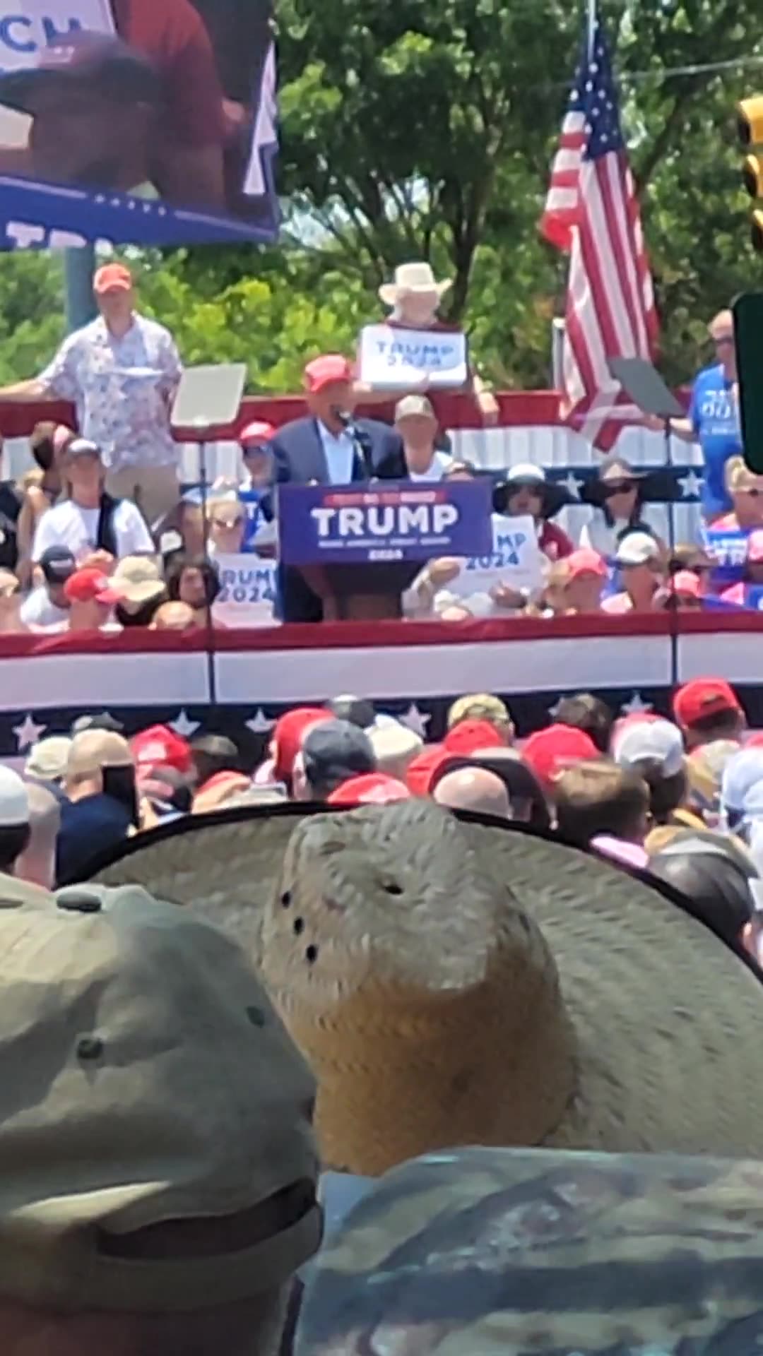 VA approval "is in the 40s" Former President Donald Trump at Pickens ...