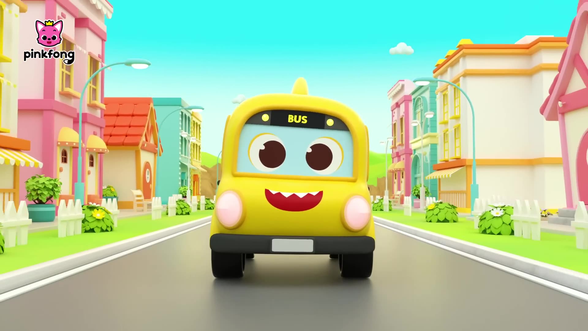 Wheels on the Bus Go Round and Round | Baby Shark Toy Car | 3D Car ...