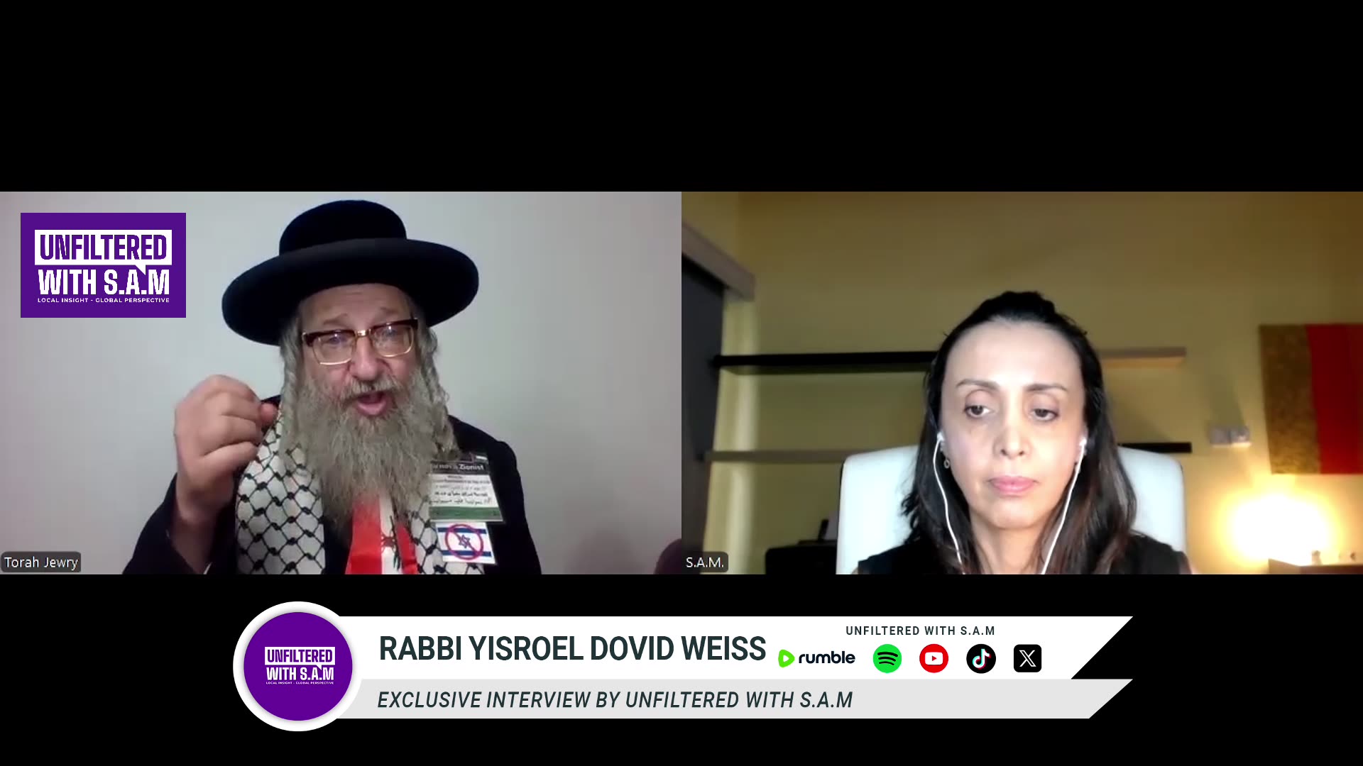 (PART 1) Rabbi Weiss Speaks Out on Zionism, Gaza & Lebanon | First ...