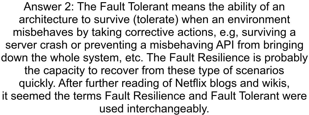 What Is Difference Between Fault Tolerance And Fault Resilience