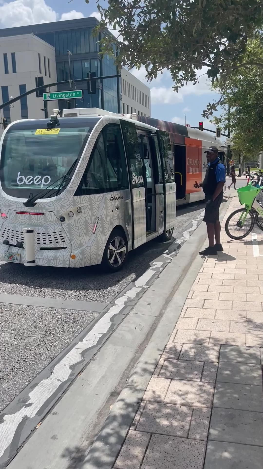 City Bus Collides With Autonomous Shuttle