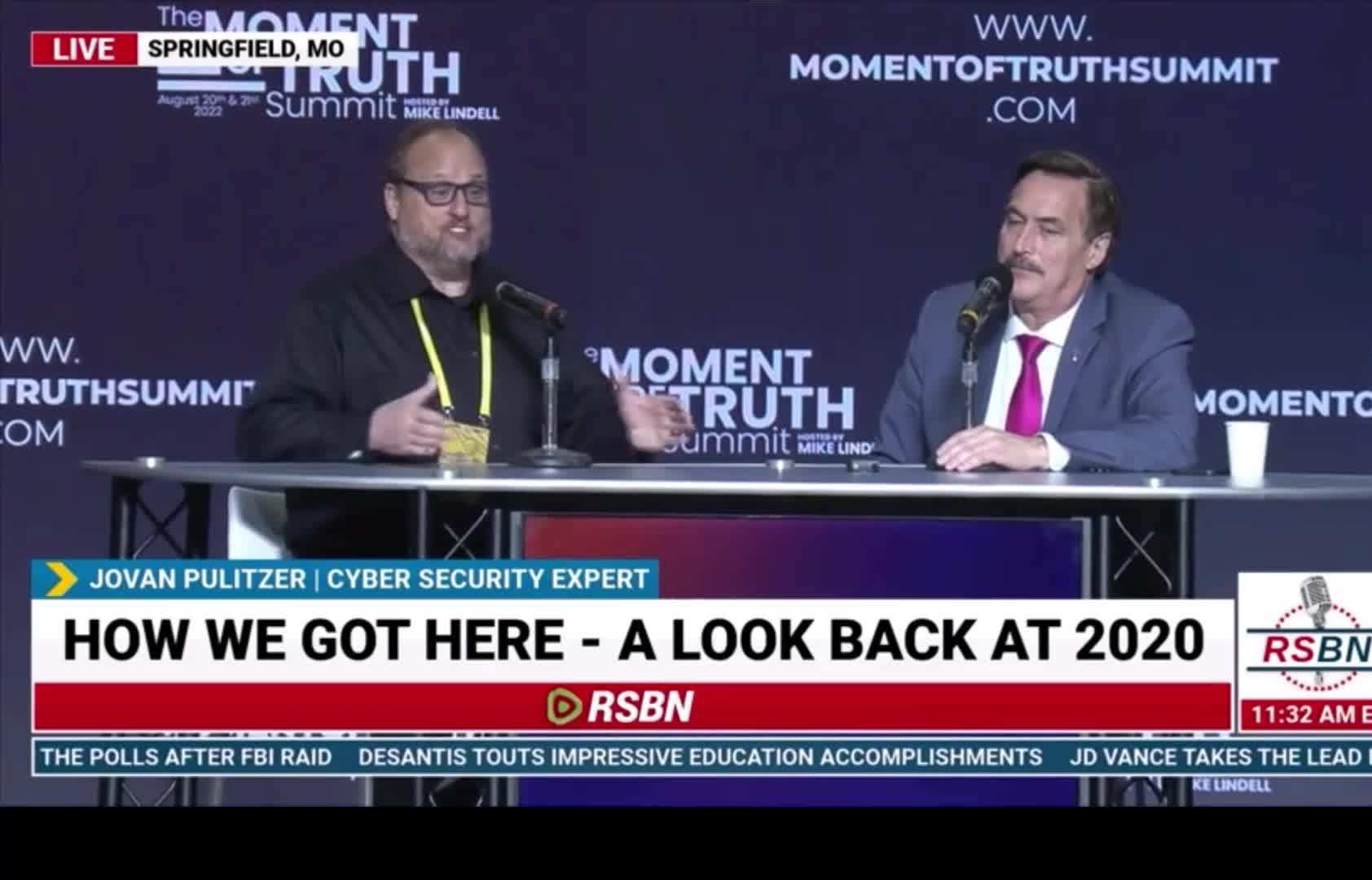 Mike Lindell and Jovan Hutton Pulitzer Truth Summit Part 1 -Georgia Info