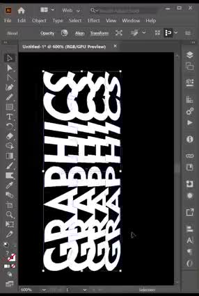 3D Flipping Effect on Adobe Illustrator