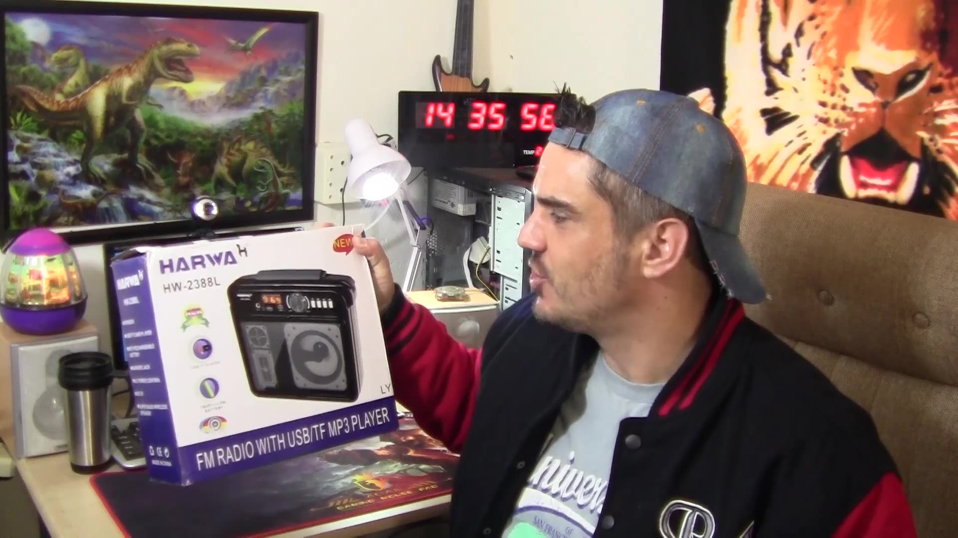 HARWA HW-2388L wireless speaker: Rechargeable power, Bluetooth, FM ...