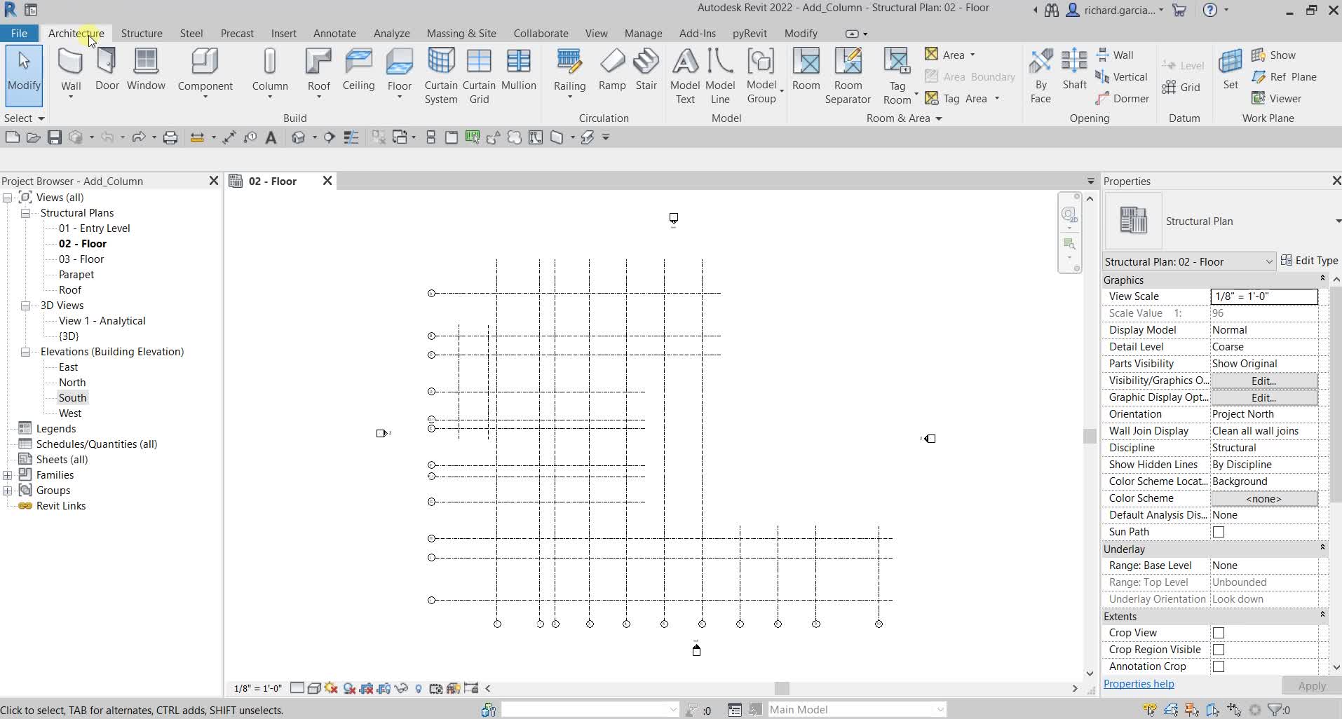 REVIT STRUCTURE 2022 LESSON 6 - CREATING CONCRETE COLUMN
