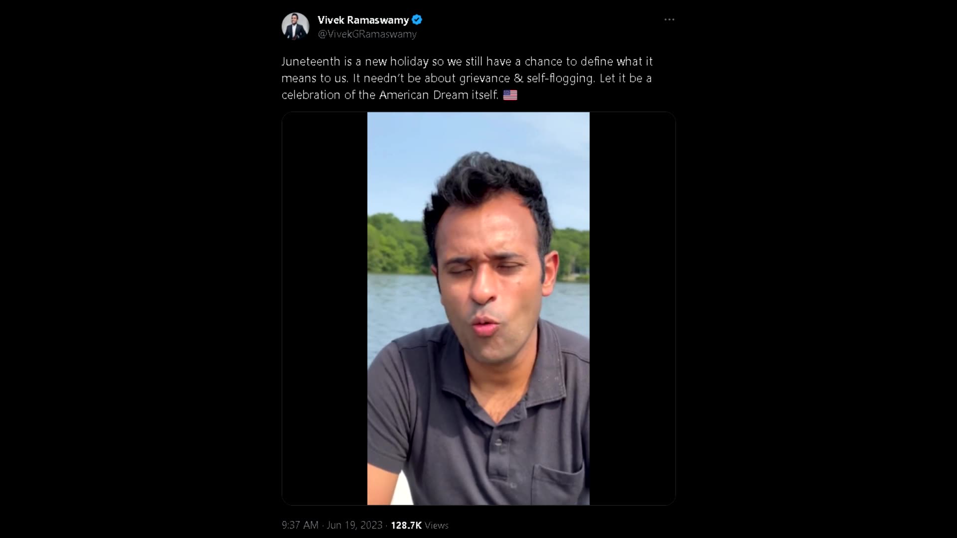 Vivek Ramaswamy Juneteenth is Awesome, Two Months Later it is a Useless ...