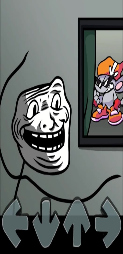 Alone forever Fnf Trollge V2 Extra P2 #Shorts