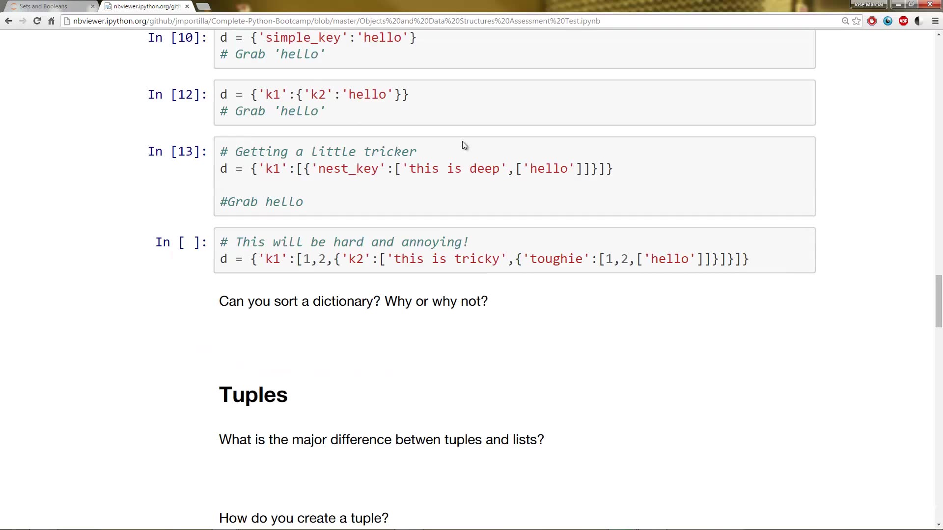 9 Python Programming For Beginners Objects And Data Structures Assessment Test