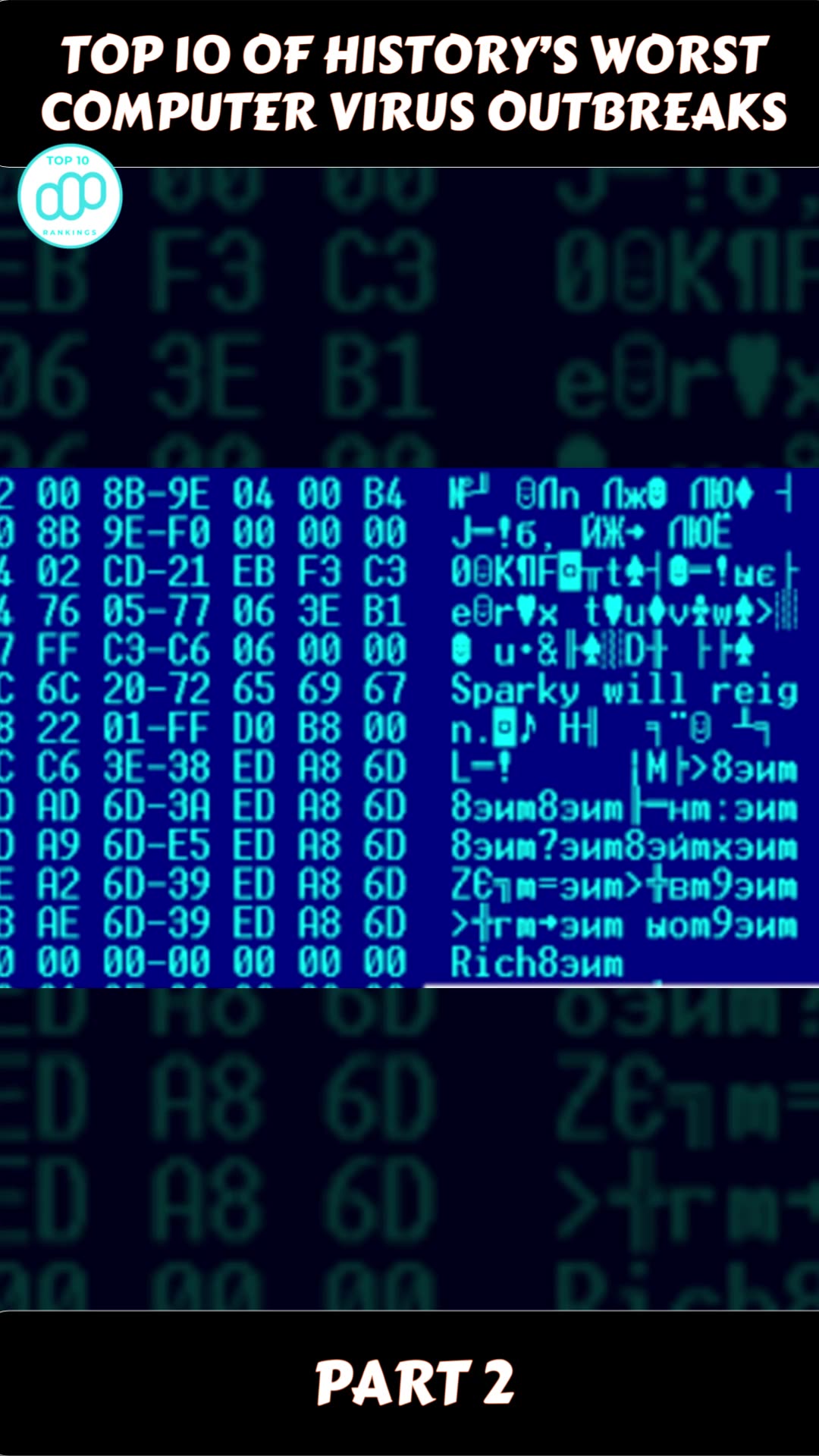 Top 10 of History’s Worst Computer Virus Outbreaks Part 2