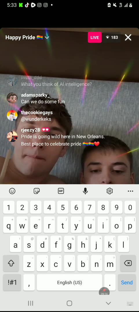 Art bezrukavenko with Stanchris ig live 6/1/23