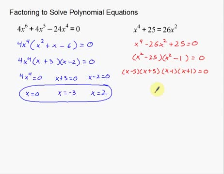 polynomial equation