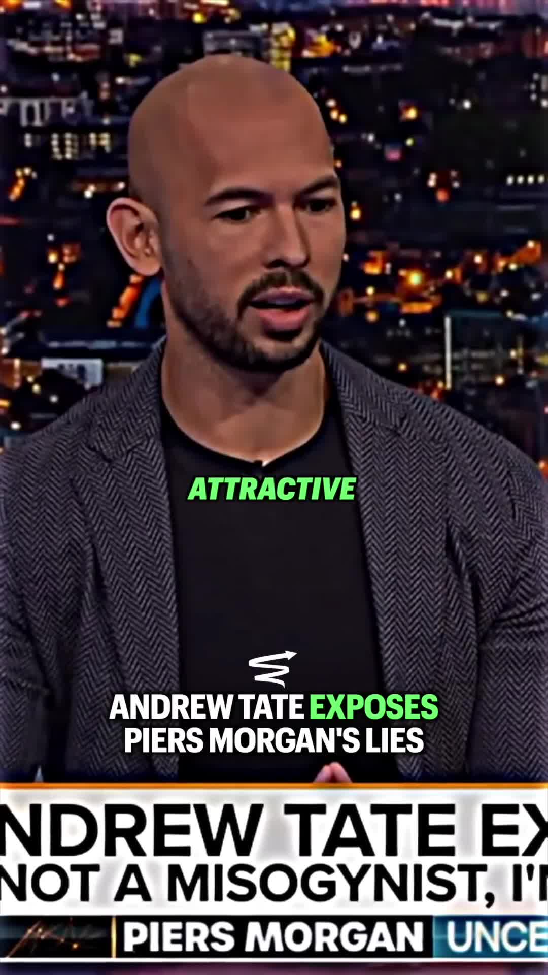 Andrew Tate Exposes Piers Morgan Lying