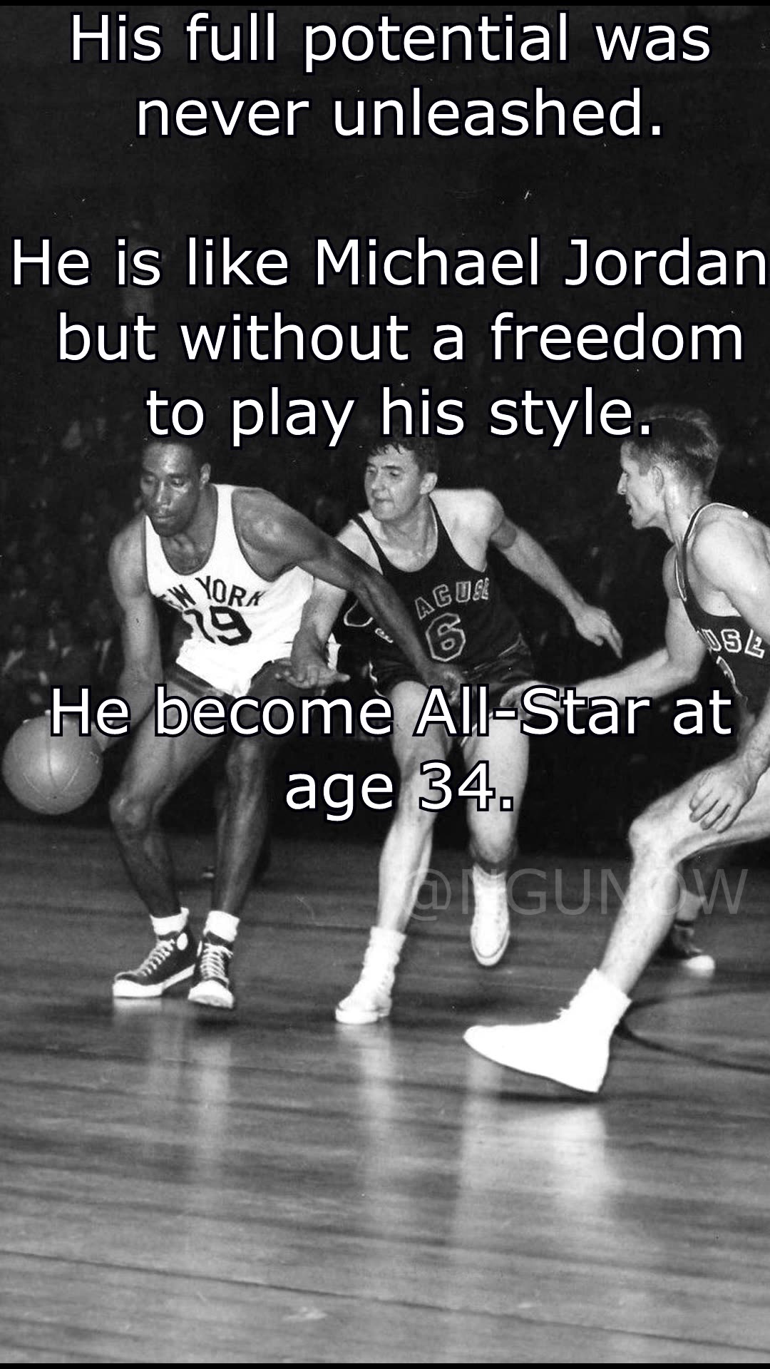 Clifton Nathaniel aka Sweetwater 🏀 First black man in NBA🏀 Never Give Up 👊