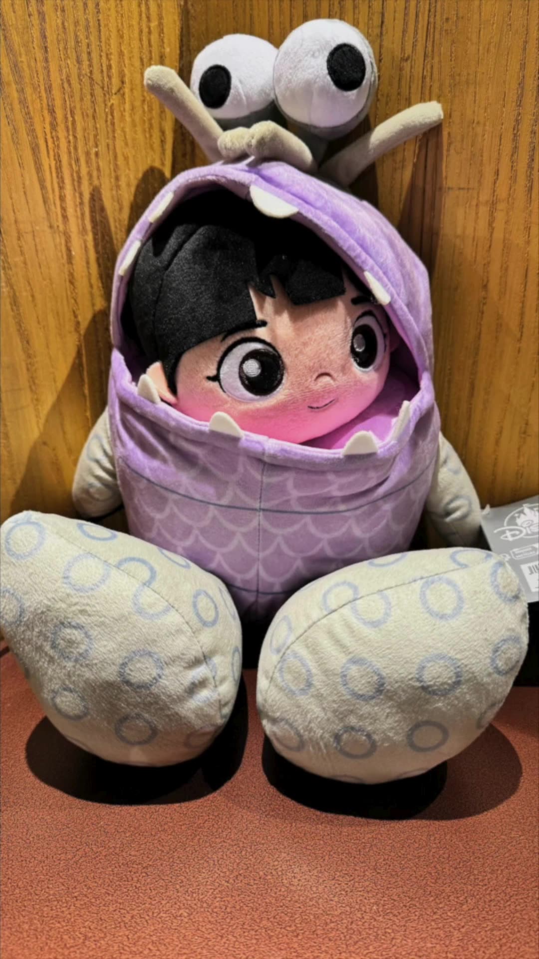 Disney Parks Boo from Monsters Inc Big Feet Plush Doll #shorts