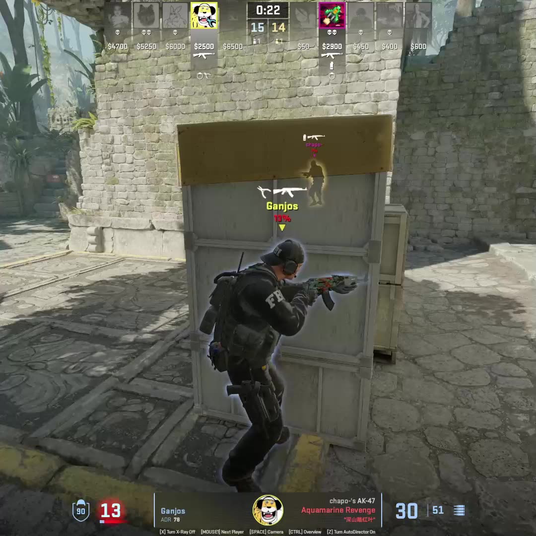 CS2 Ninja Mode in Ancient MAP