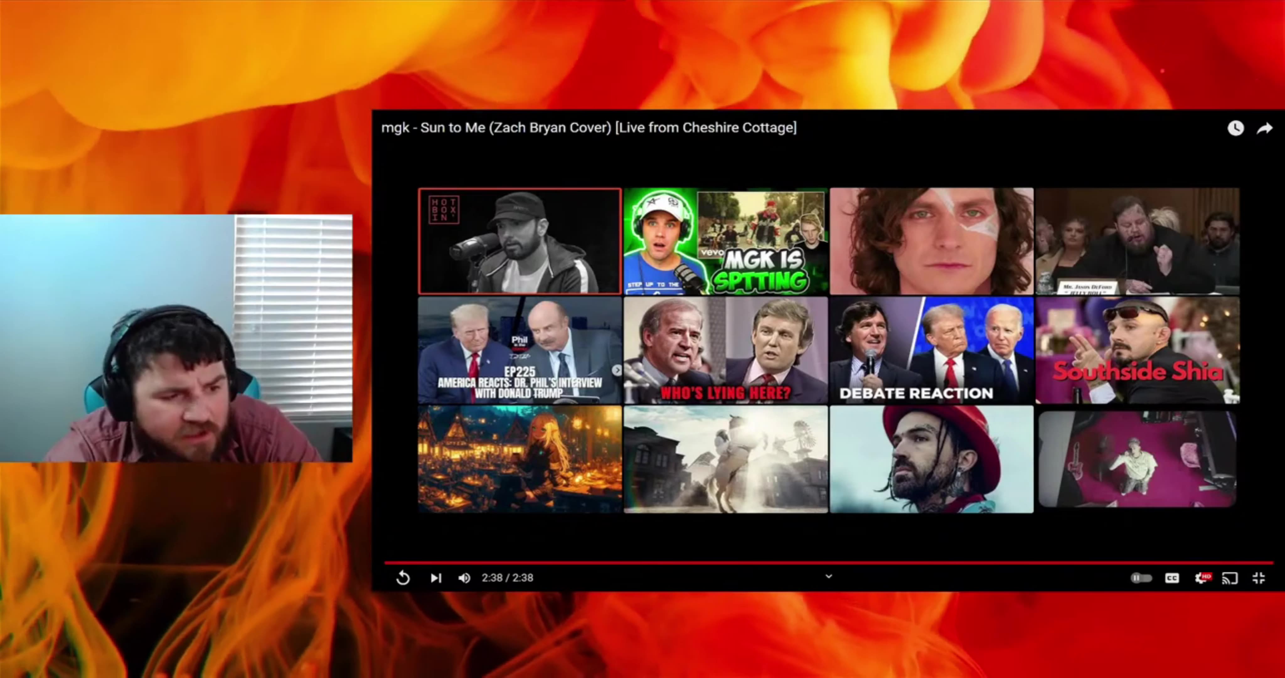 Machine Gun Kelly - Sun to Me Zach Bryan Cover (WiscoReactio)