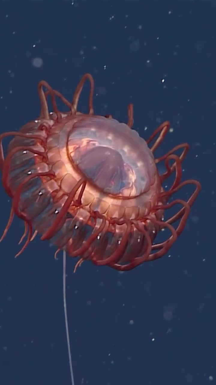The Deep-Sea Crown Jelly Is One Of The Most Common Jellies In The Ocean ...