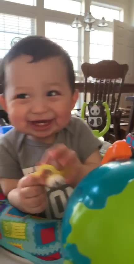 Joshua in laughing mode