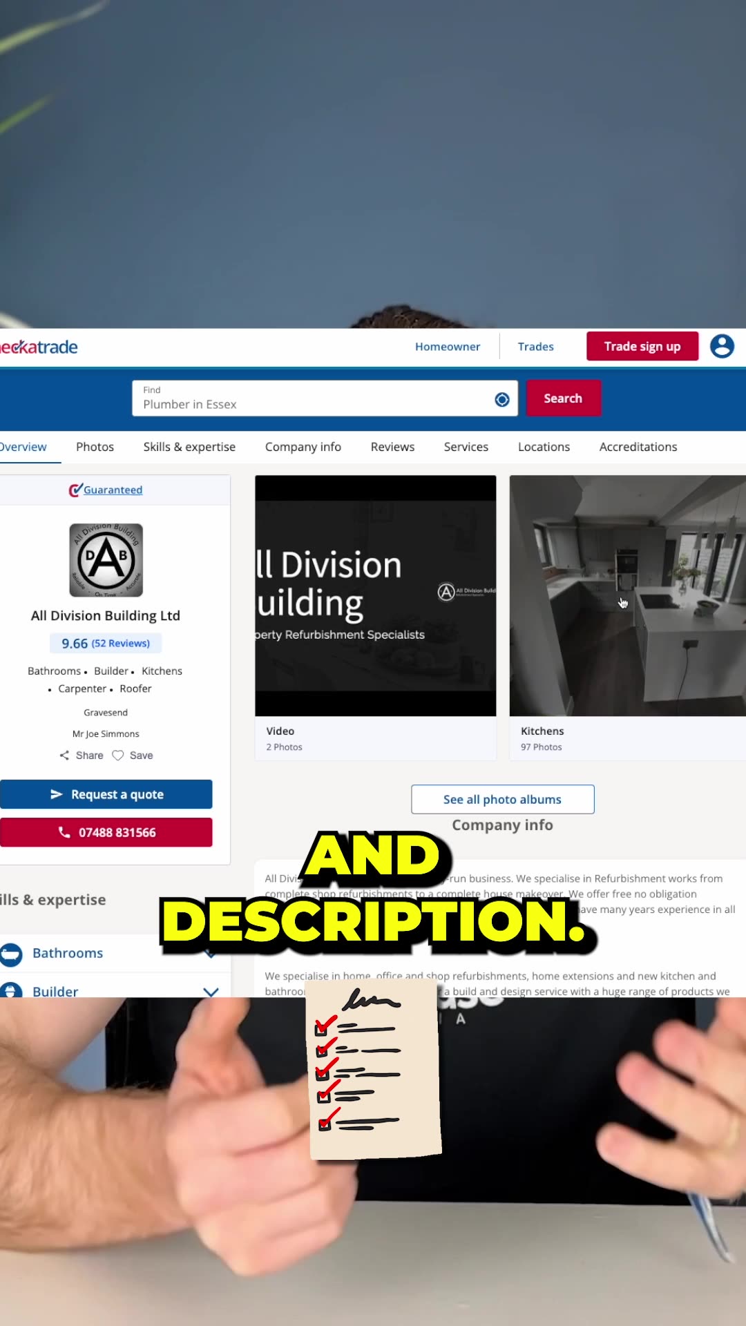 Boost Your Checkatrade Profile with These Pro Tips