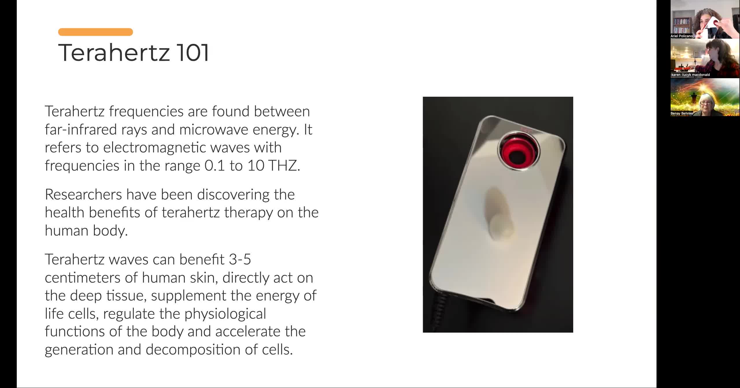 Terahertz Technologies: How can the Terahertz Wand and Core Box Technology help me?