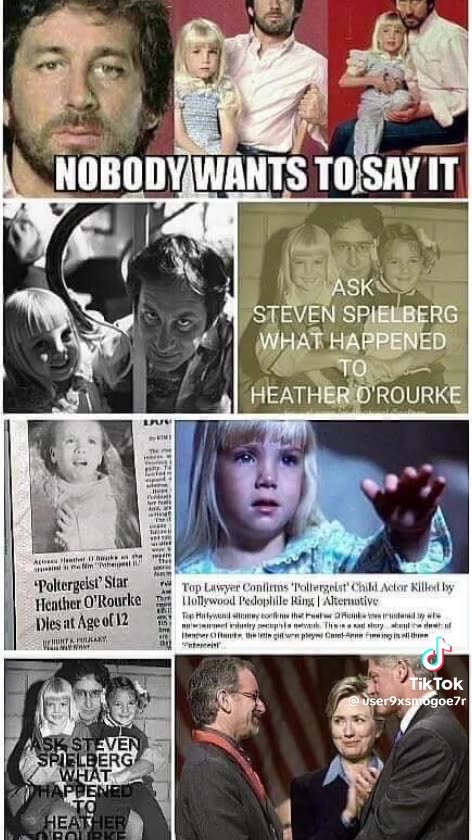 ASK STEVEN SPIELBERG WHAT HAPPENED TO HEATHER O'ROURKE