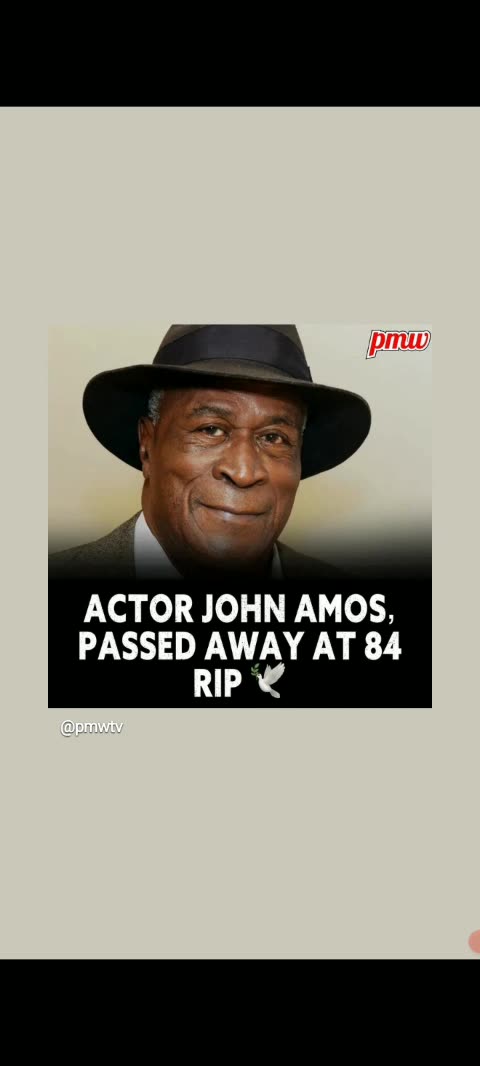 Rip to john amos greatest actor ever live rip to him 10/15/24