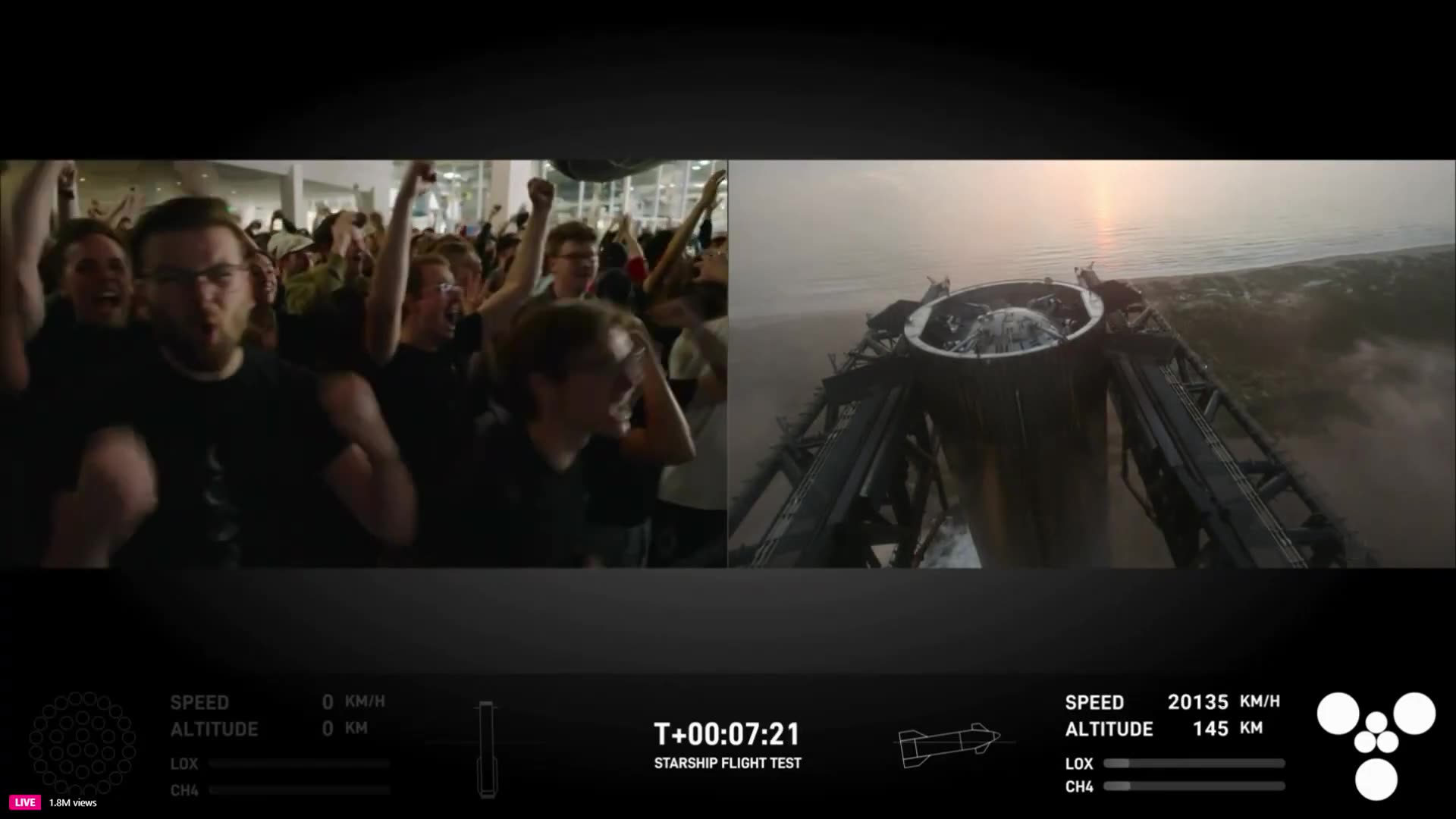 Exclusive Footage SpaceX Starship launch Mechanical arms catch rocket ...