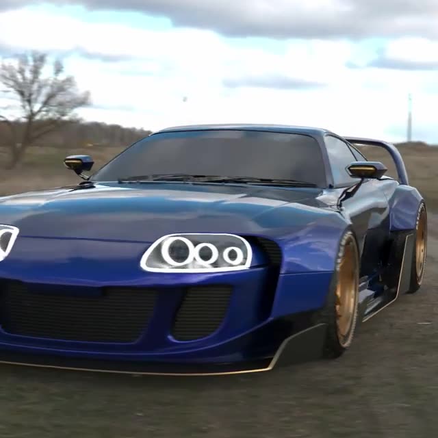 The Return Of The Toyota Supra RZ 🎥 Render by HotCars Artist Adry53 Customs