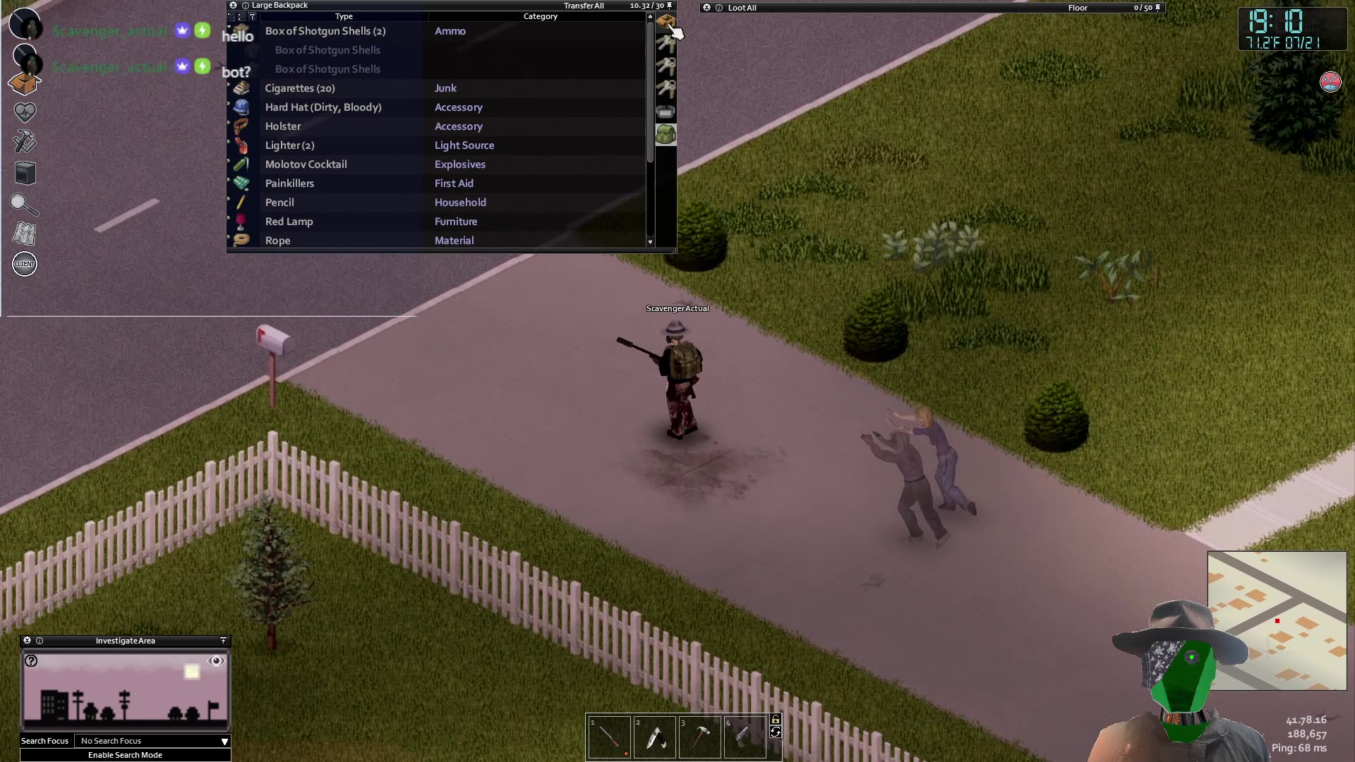 [Project Zomboid] Fighting The Intrusive Thoughts Collab The boring POV