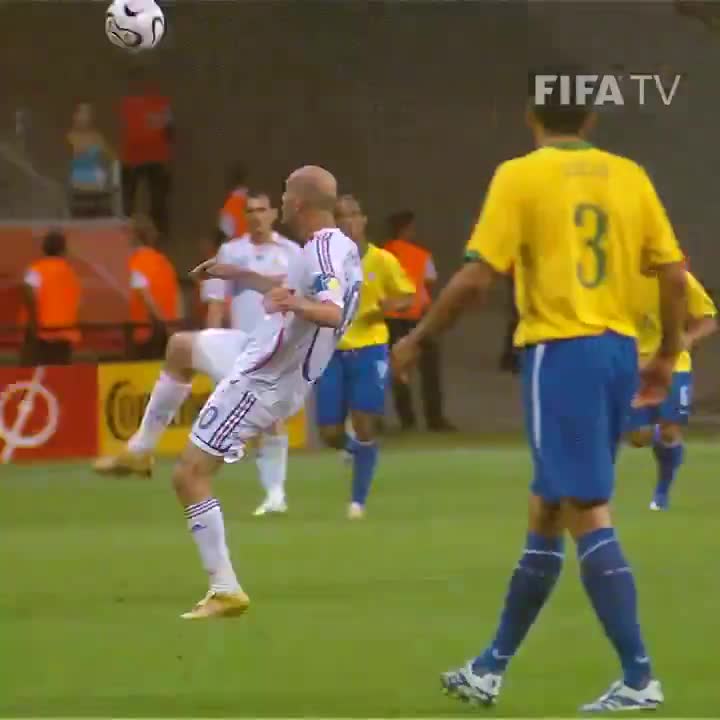 FIFA World Cup Highlights | 🇫🇷 Zinedine Zidane vs Brazil at the 2006 ...