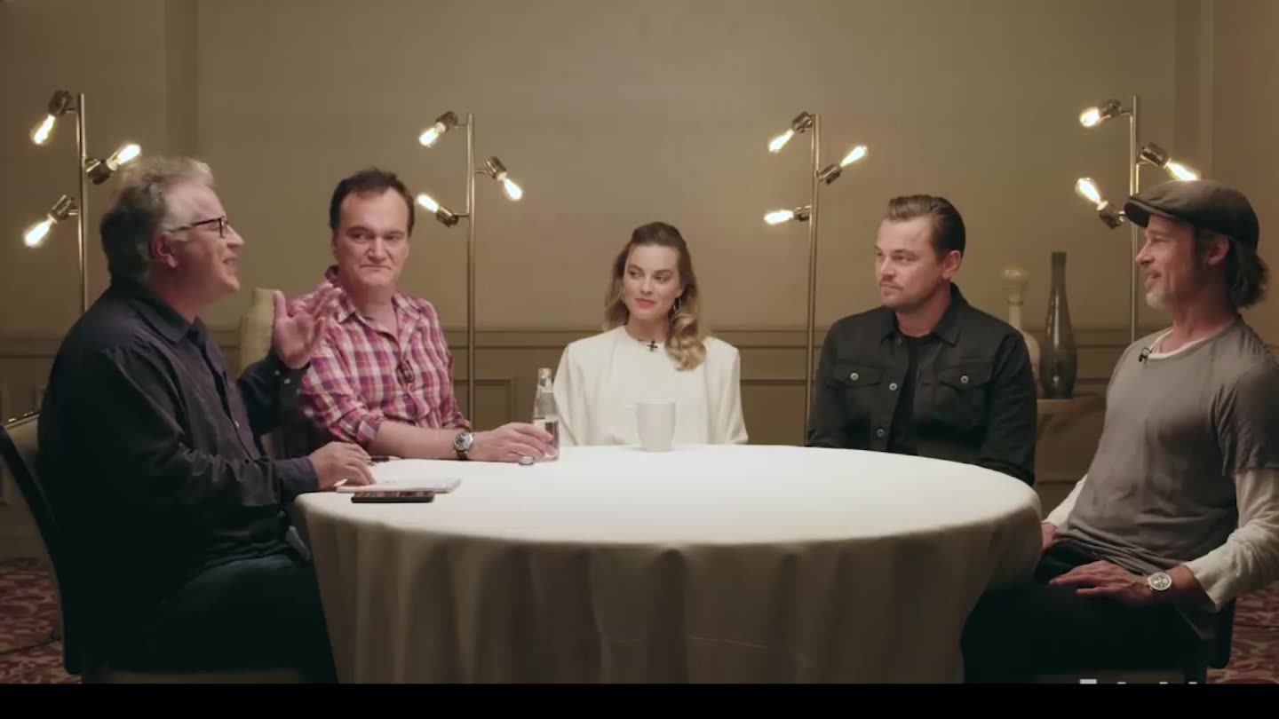 Once Upon A Time In Hollywood Roundtable: Brad Pitt, Leonardo DiCaprio ...
