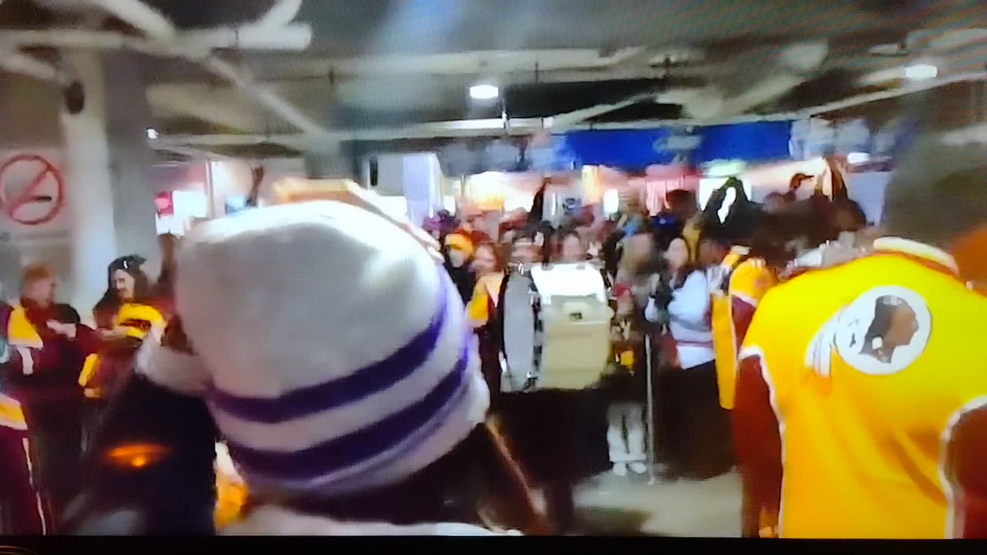 Washington DC Football Marching Band Go Go Style