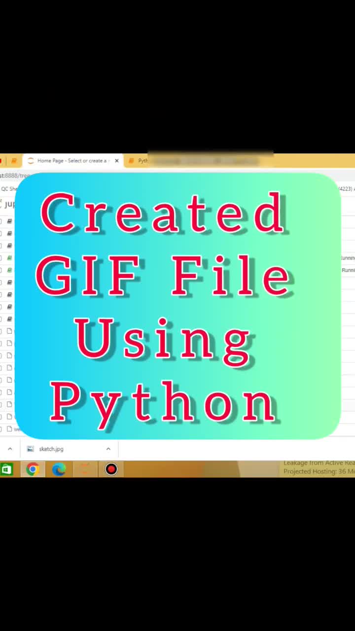 Creating an Animated GIF with Python
