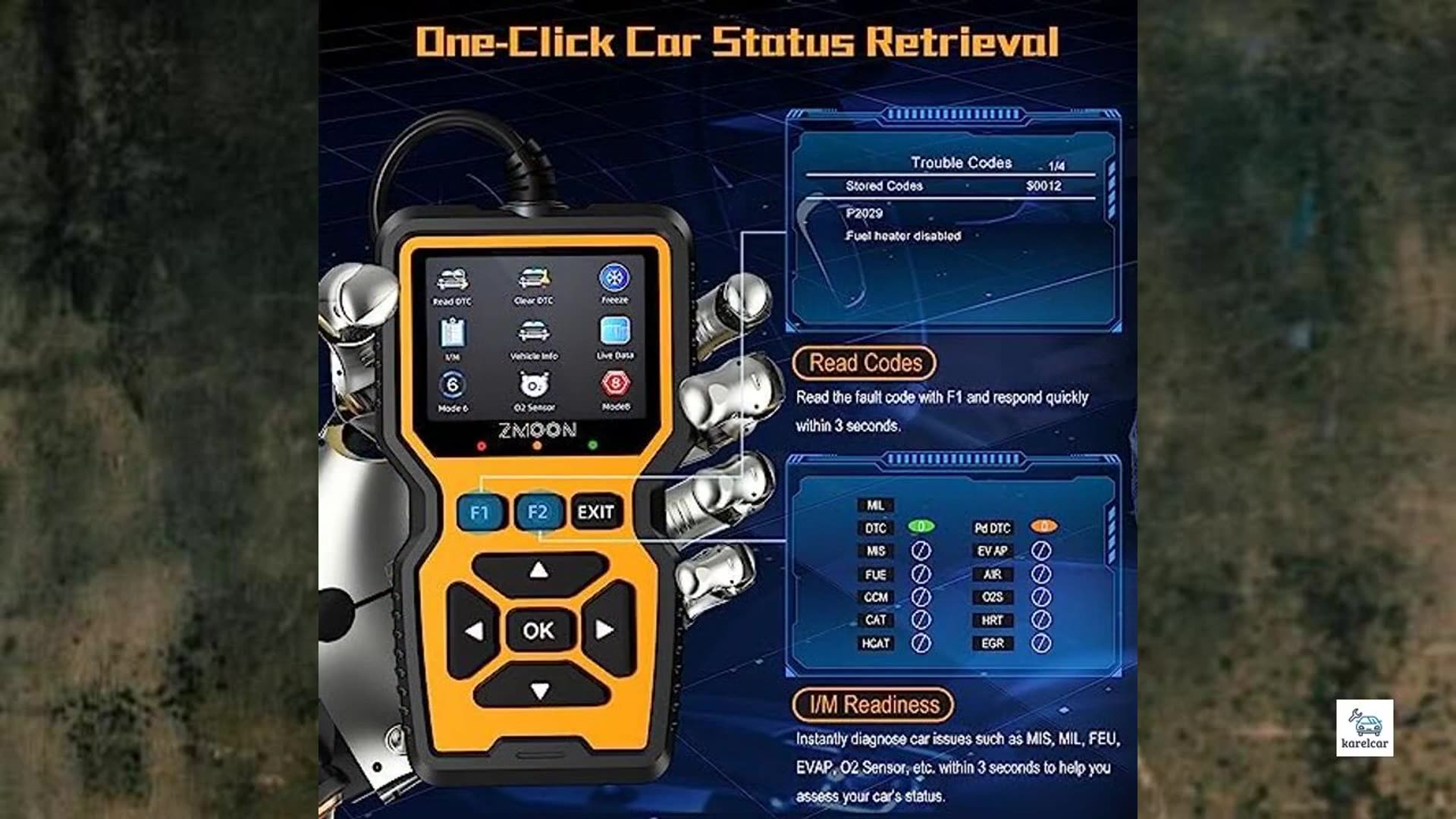 Review - ZMOON ZM201 Professional OBD2 Scanner Diagnostic Tool