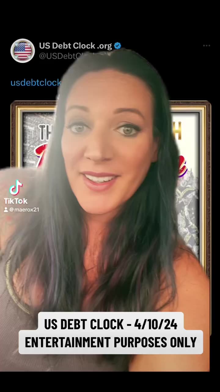 US DEBT CLOCK DECODE - 4/10/24 THE DEBT TO WEALTH REVOLUTION 👉🏼The Debt ...