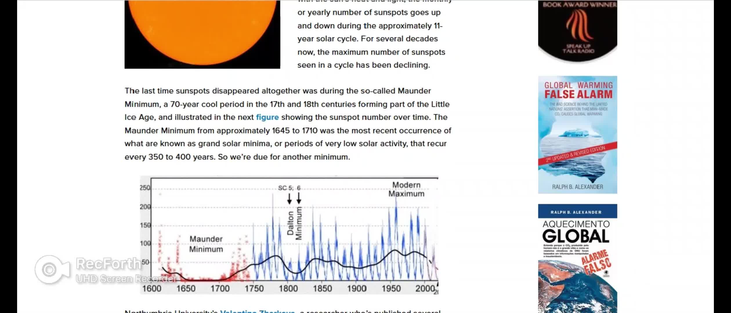 Mini ice Age Pioneers Presents: EP 1 The Grand Solar Minimum and how it ...