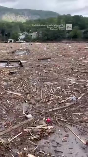 hurricane helen "escenes apocalyptics"