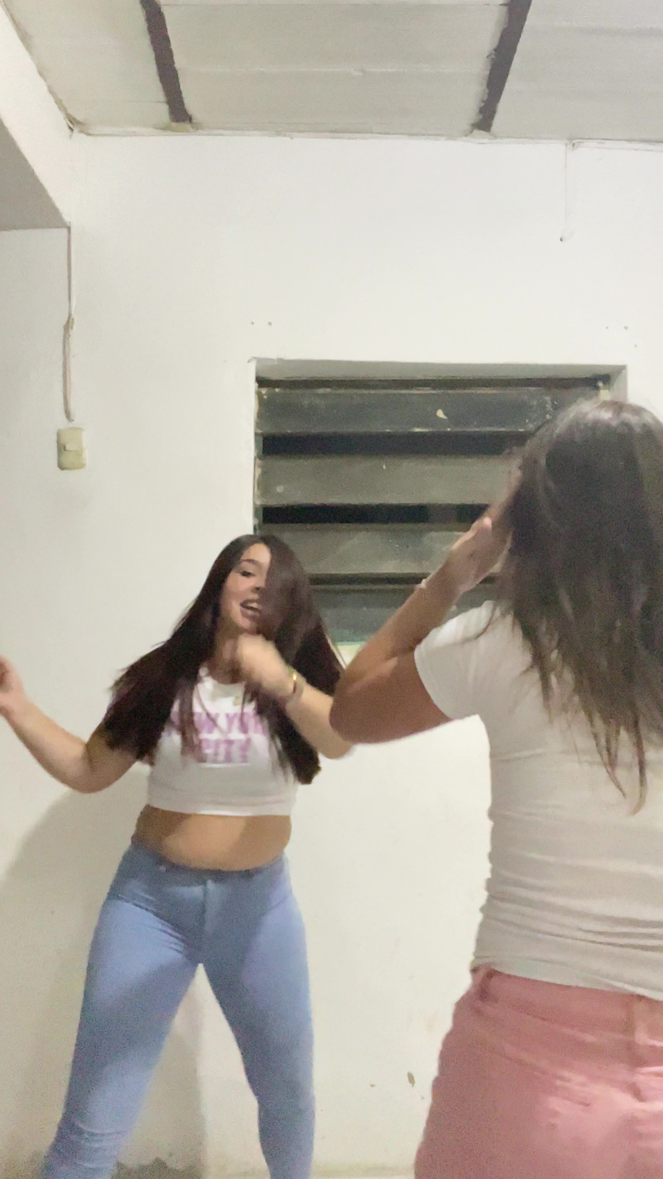 LMFP) apartment wrestling- Olivia "Skullface" Sanchez vs Isabella "Holepunch" Rodriguez