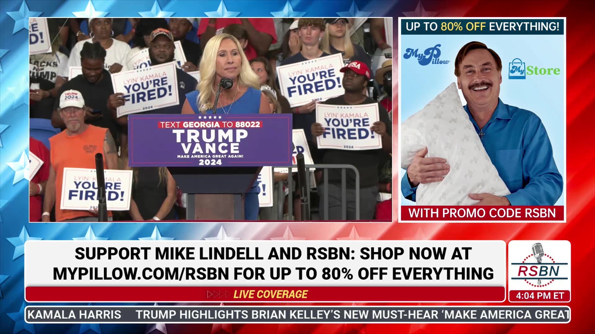 WATCH: Rep. MTG Takes the Stage at President Trump Rally in Atlanta - 8 ...