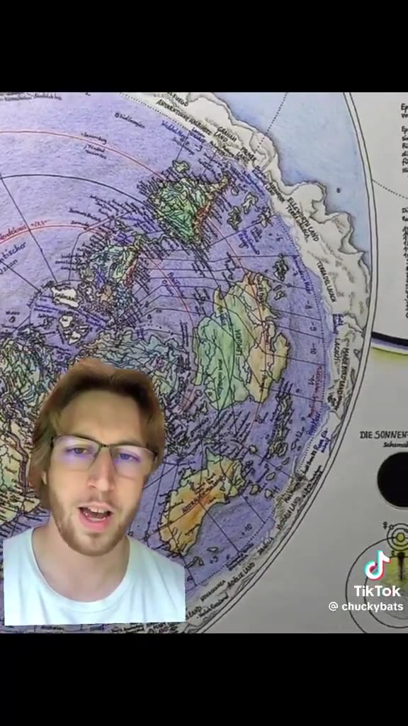 An old German Flat Earth map