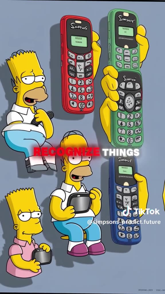 The Simpsons Predict This About Smartphones